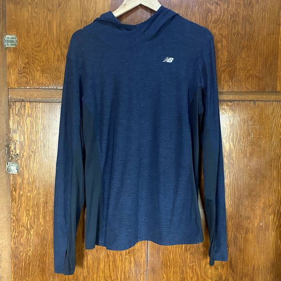 New Balance | Tops | New Balance Dry Womens Xl Pullover Hooded Navy ...